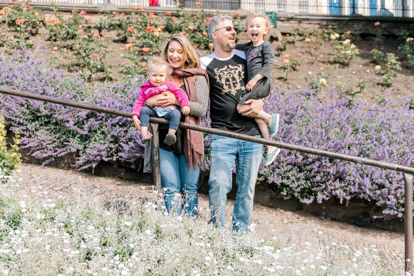 Canadian family in Edinburgh - The Gibsons Photography